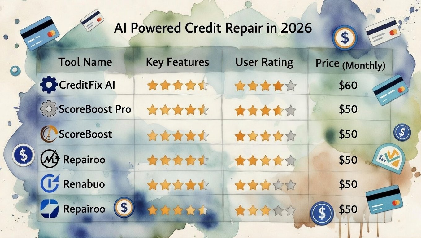 Best AI Credit Repair Tools 2026 – Top 7 Ranked & Reviewed